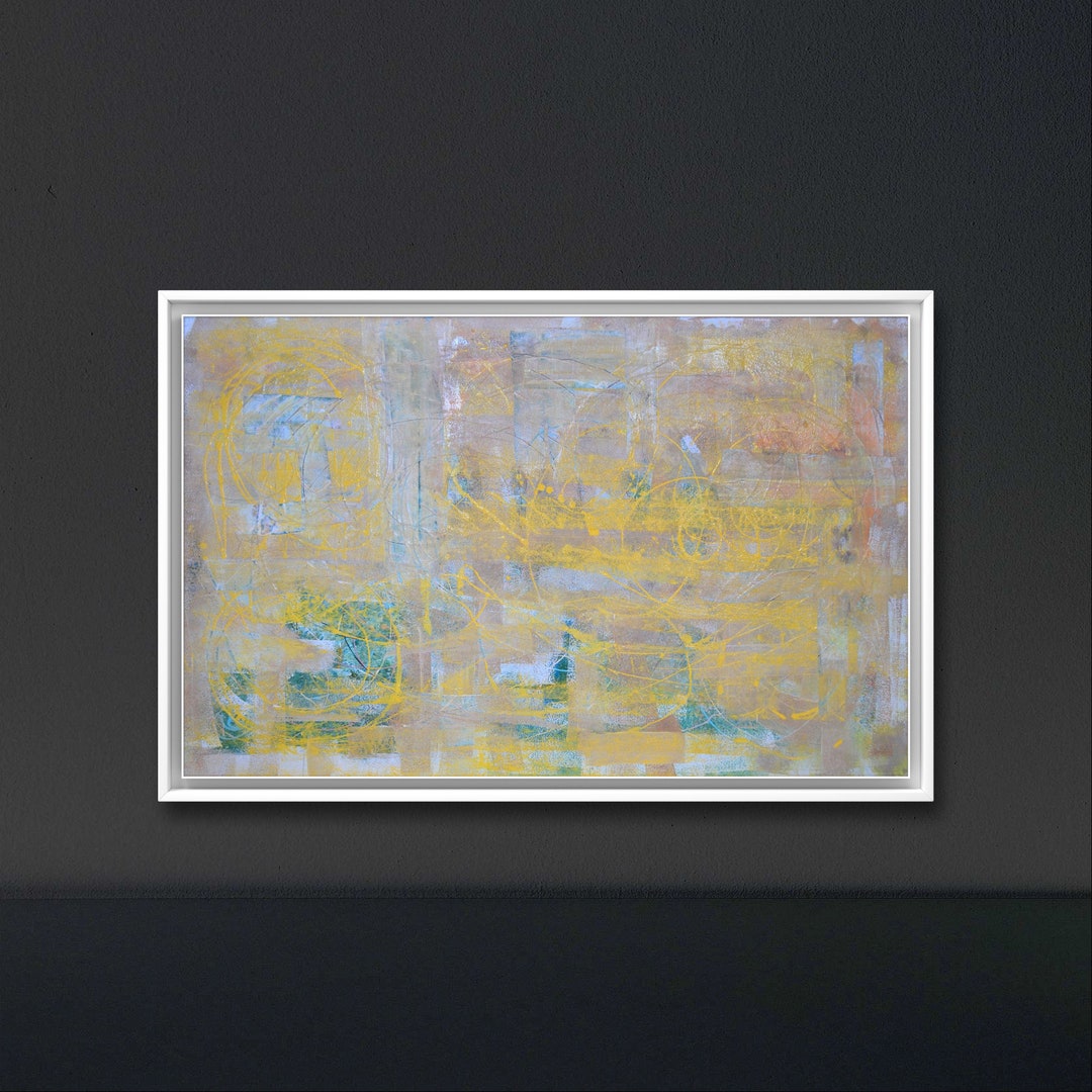 Look Pulok Abstract Home Decor Art on Canvas Ready to Hang Perfect ...