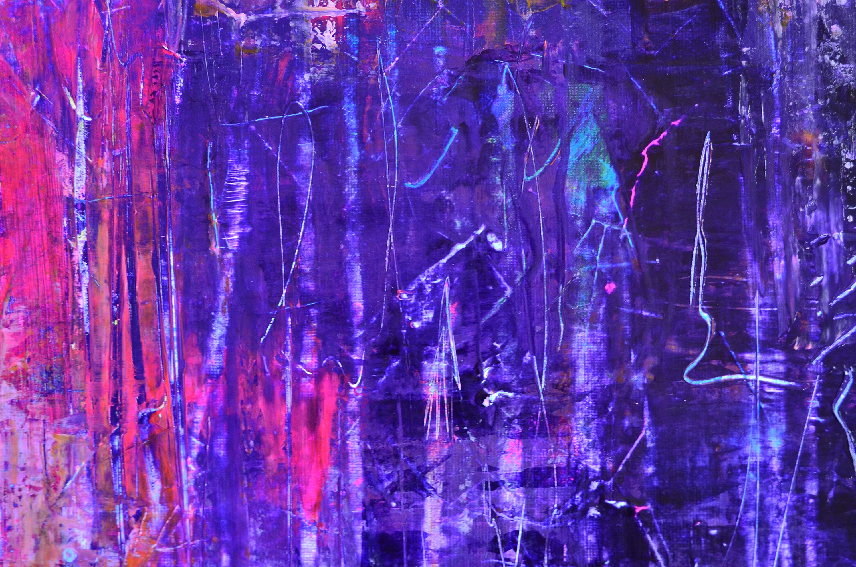 High Feeling Decomposed Original Modern Painting Art on Canvas, Modern ...