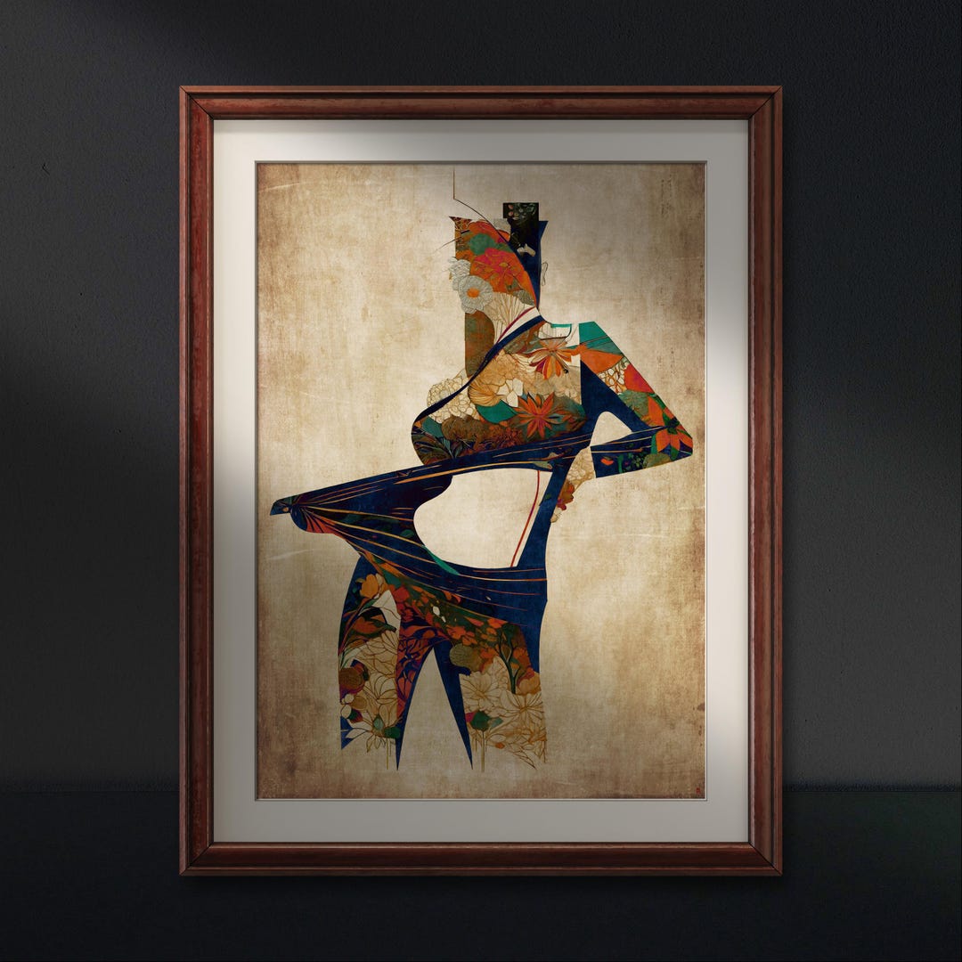 Flowers Infection Modern Art Wall Decor, Limited Edition Print, Modern ...