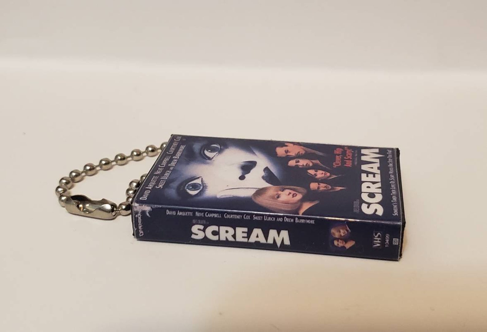 Scream Classic Horror Vhs Dvd Bluray Movie Keychain | Etsy