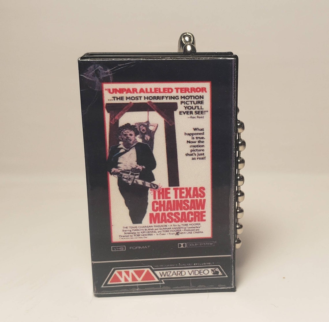 Favorite Horror VHS Movie Keychains - Scream - Halloween - Evil Dead ...