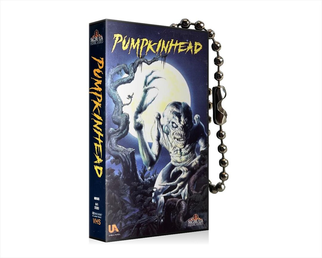 Pumpkinhead VHS Keychain - Etsy