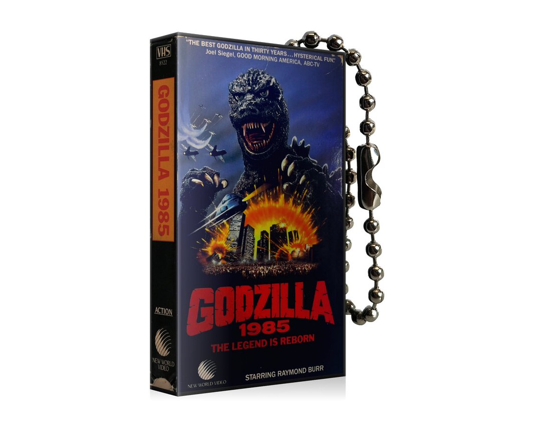 Godzilla 1985 VHS Keychain - Etsy