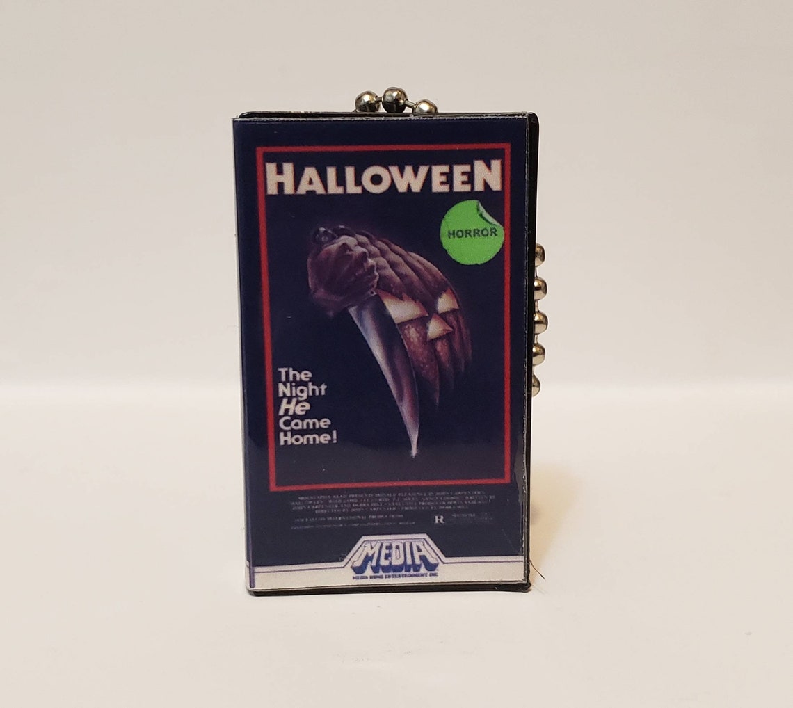 Favorite Horror VHS Movie Keychains - Scream - Halloween - Evil Dead ...