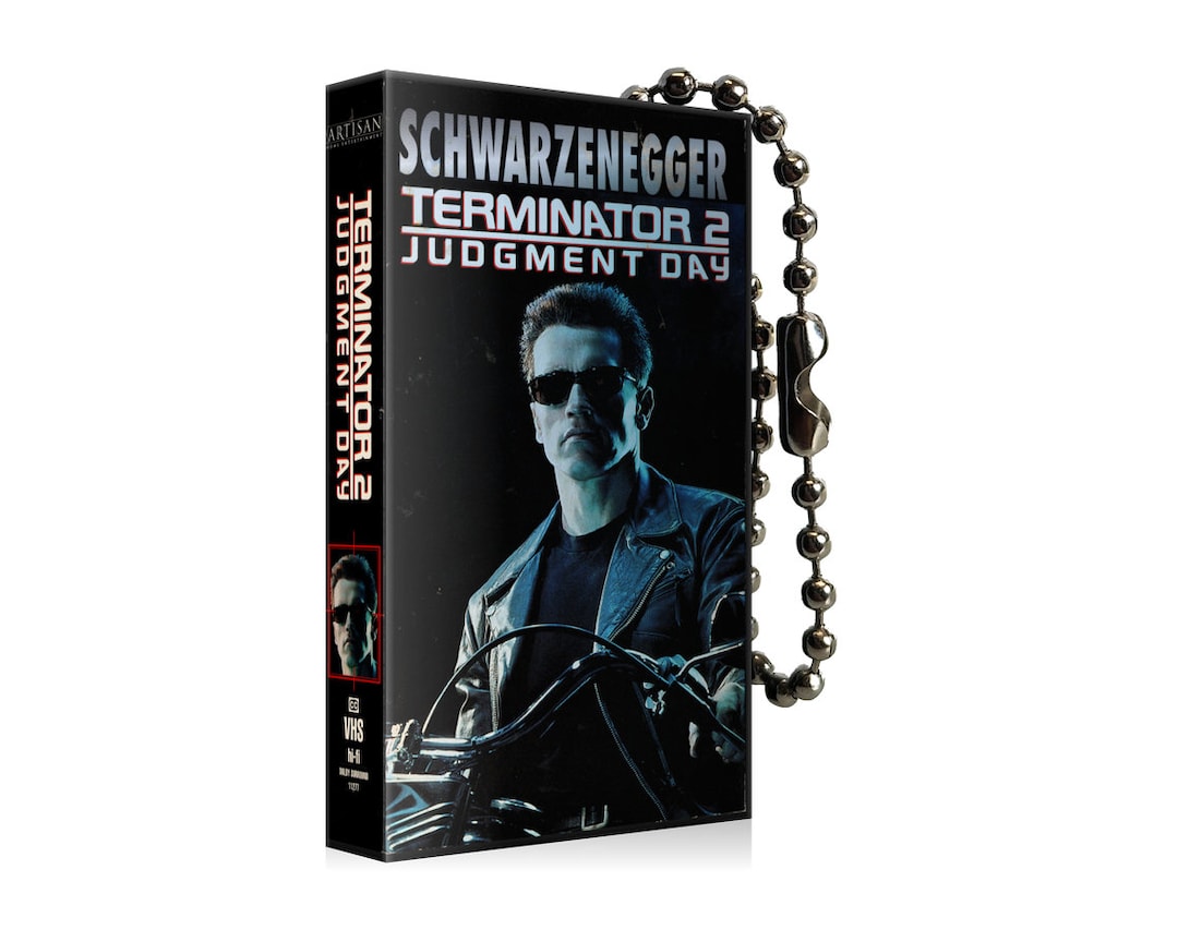 Terminator 2 90s VHS Keychain Classic - Etsy