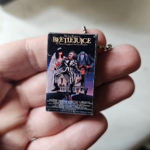 Beetlejuice VHS Keychain - Etsy