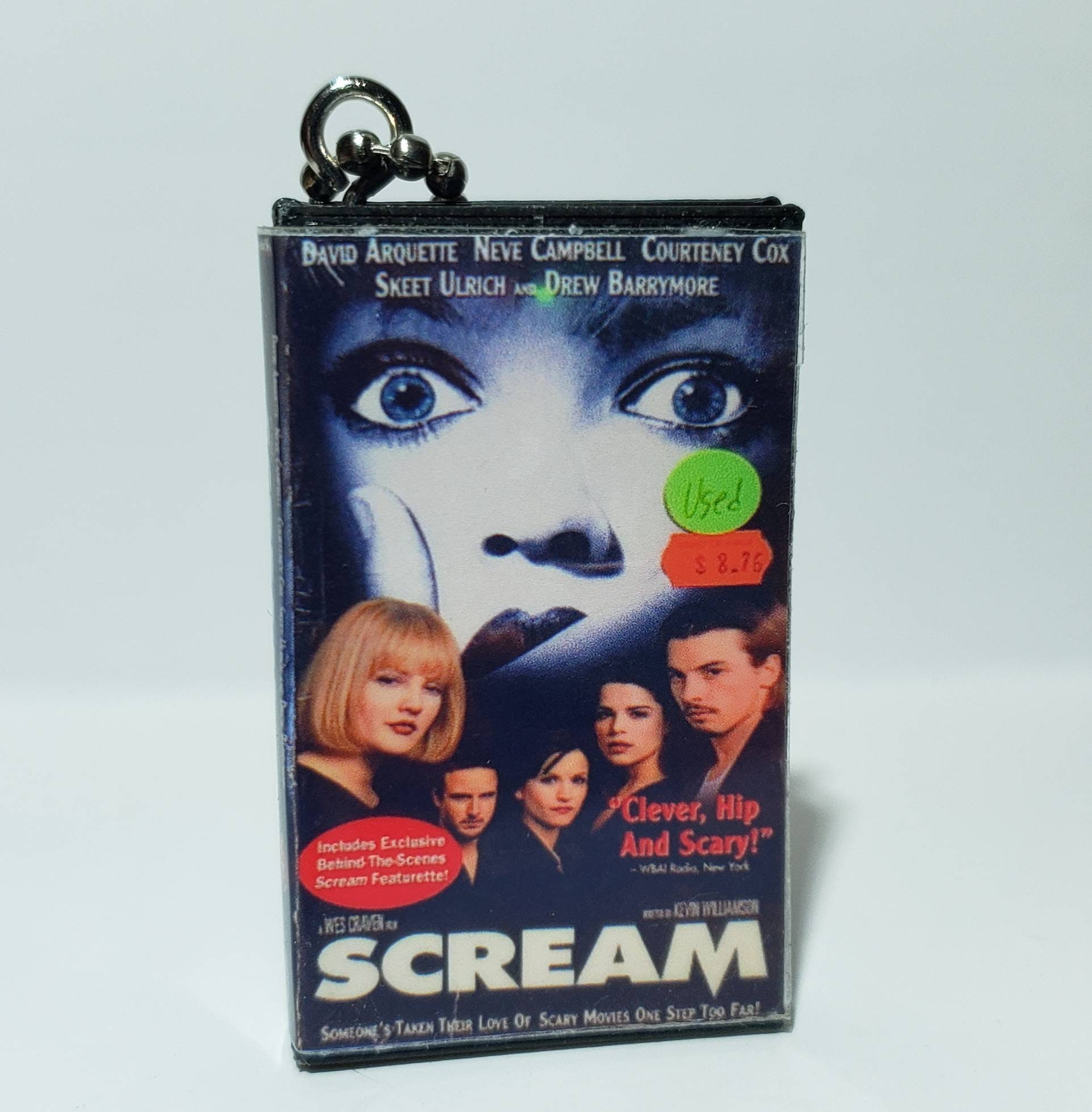 Scream classic horror vhs dvd bluray movie keychain | Etsy
