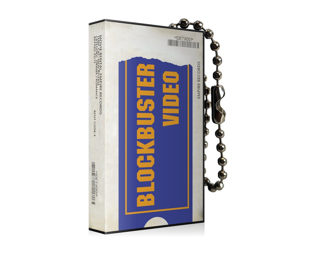 Empire Records VHS Keychain - Blockbuster Video - Etsy