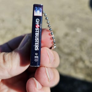 Ghostbusters VHS 80s Keychain - Etsy