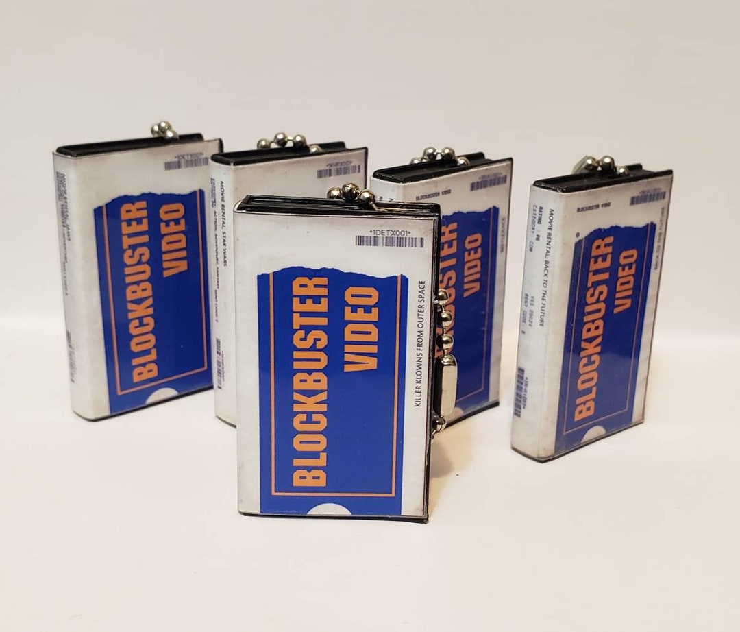 Blockbuster Video Rental VHS Keychains Classic Horror Comedy Collection ...