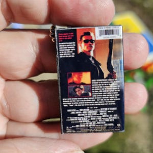 Terminator 2 90s VHS Keychain Classic - Etsy