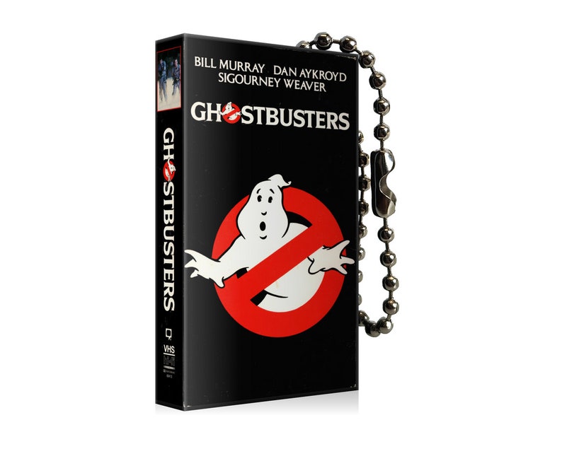 Ghostbusters VHS 80s Keychain - Etsy
