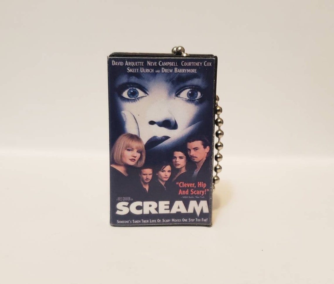 Scream Classic Horror Vhs Dvd Bluray Movie Keychain | Etsy
