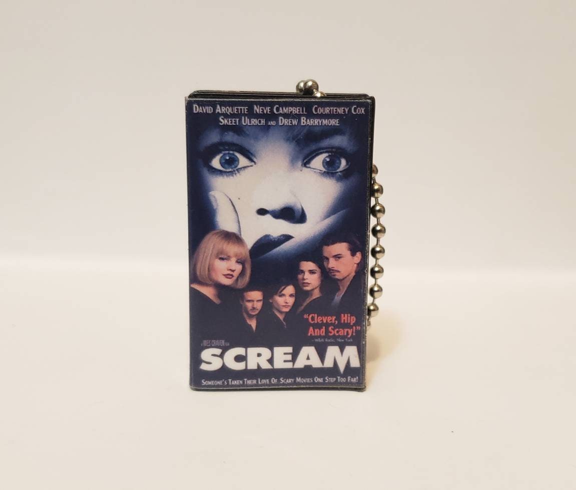 Scream Classic Horror Vhs Dvd Bluray Movie Keychain | Etsy