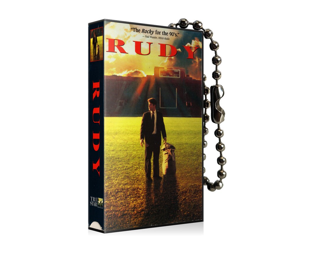 Rudy 90s Movie VHS Keychain - Etsy