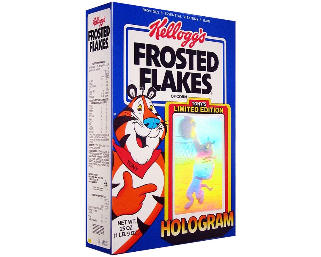Frosted Flakes Cereal Box Sticker 1990 90s 2x1.3 - Etsy