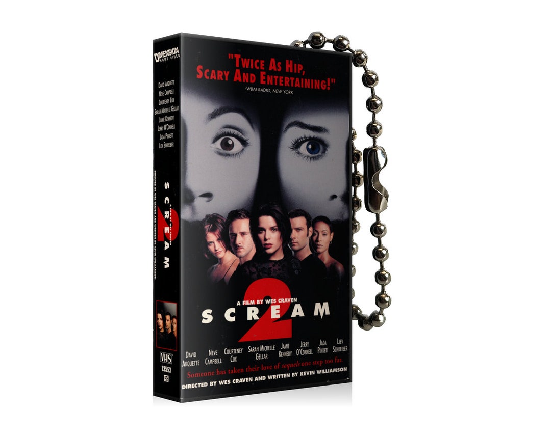 Scream 2 VHS Keychain - Etsy