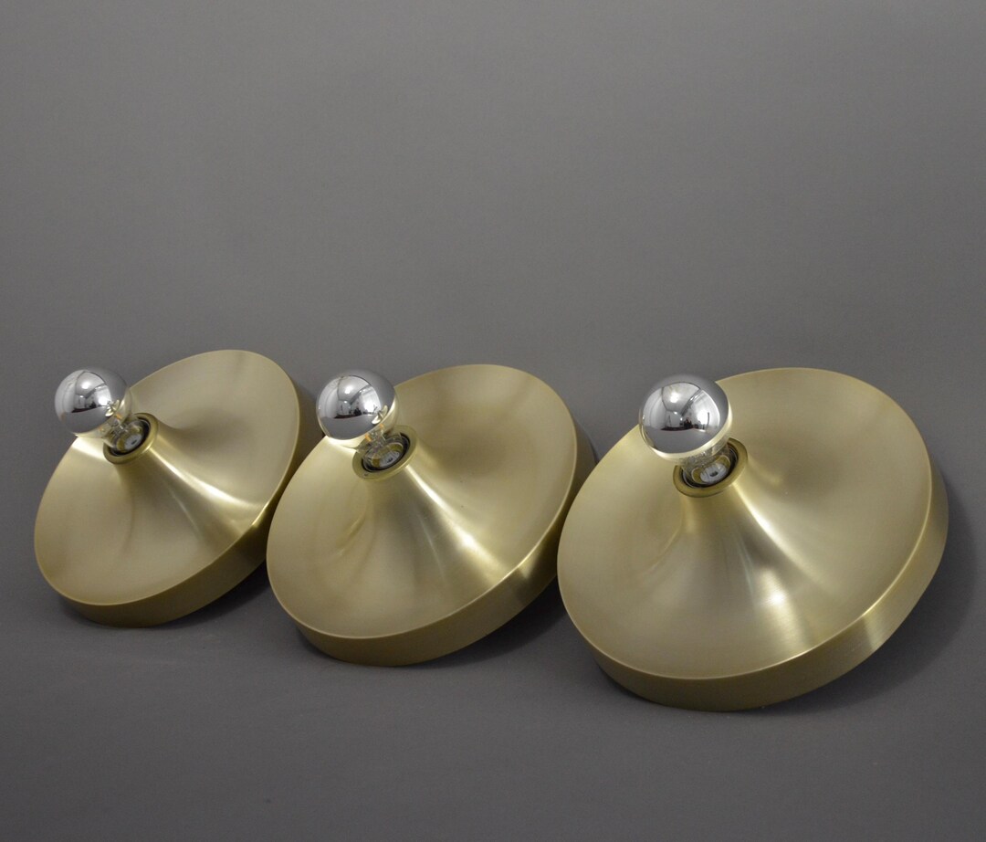 Vintage 1960s Mid-century Diskus // Discus Wall Lamp by Charlotte ...