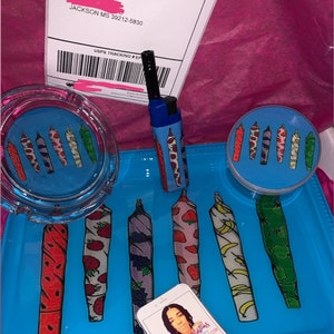 Pretty Blunts Rolling Tray Set - Etsy