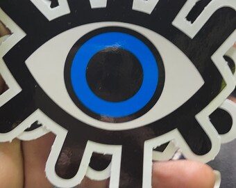 Evil Eye Bumper Sticker - Etsy