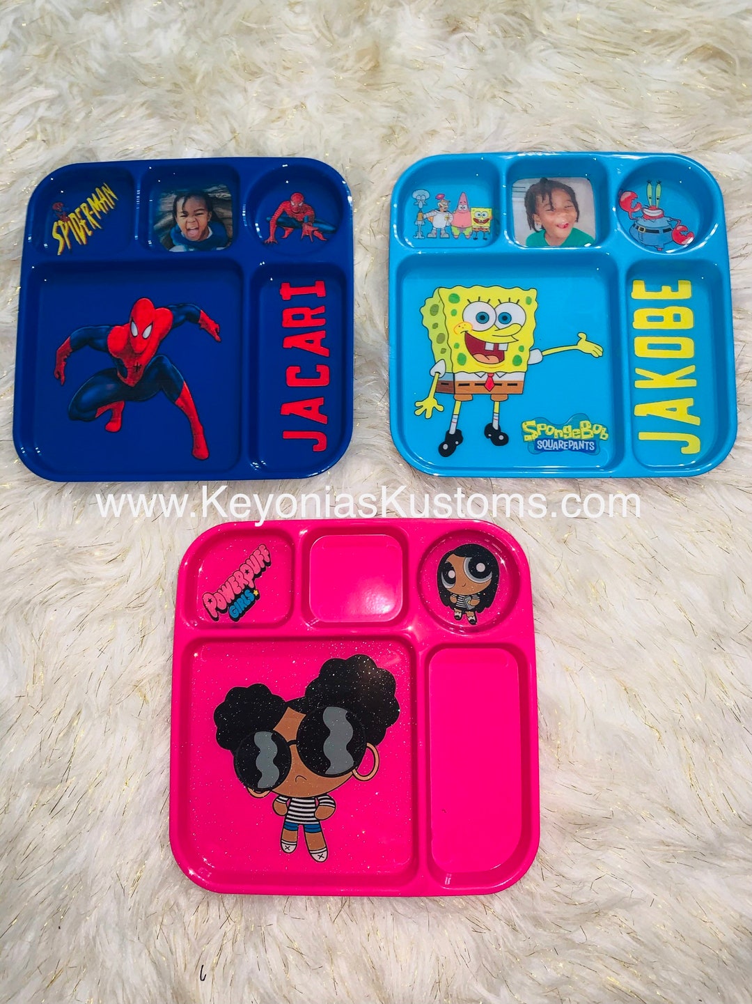 Snack Trays Choose Your Character and Color - Etsy