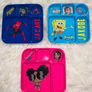 Snack Trays Choose Your Character and Color - Etsy