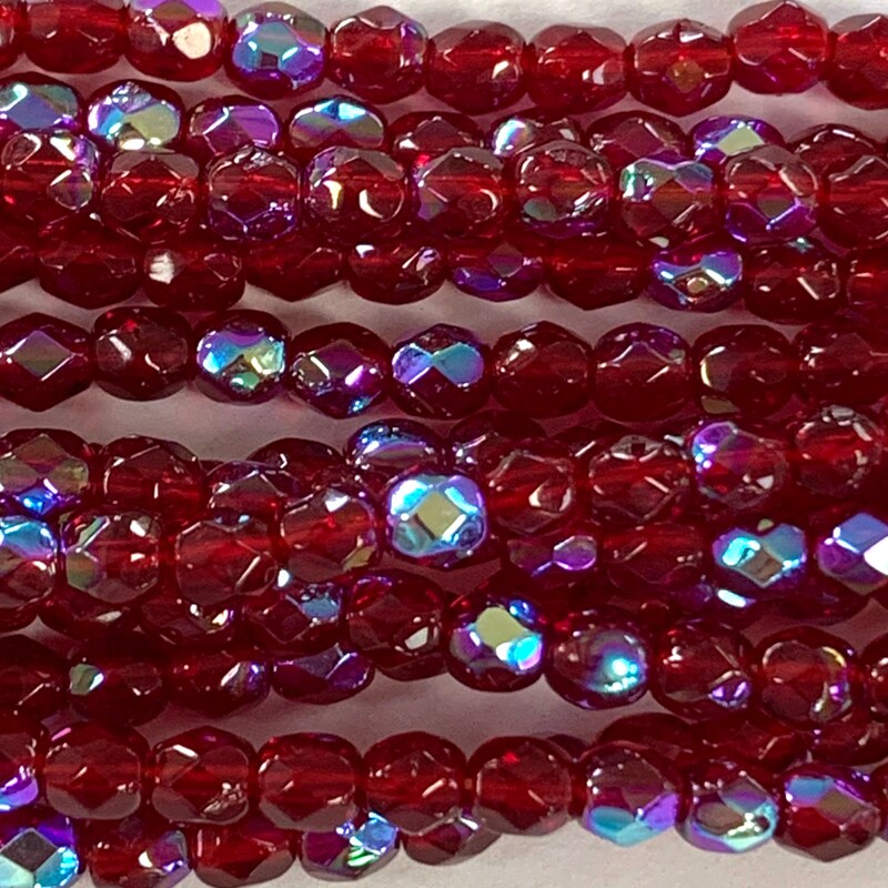 Fire Polished Beads - Etsy