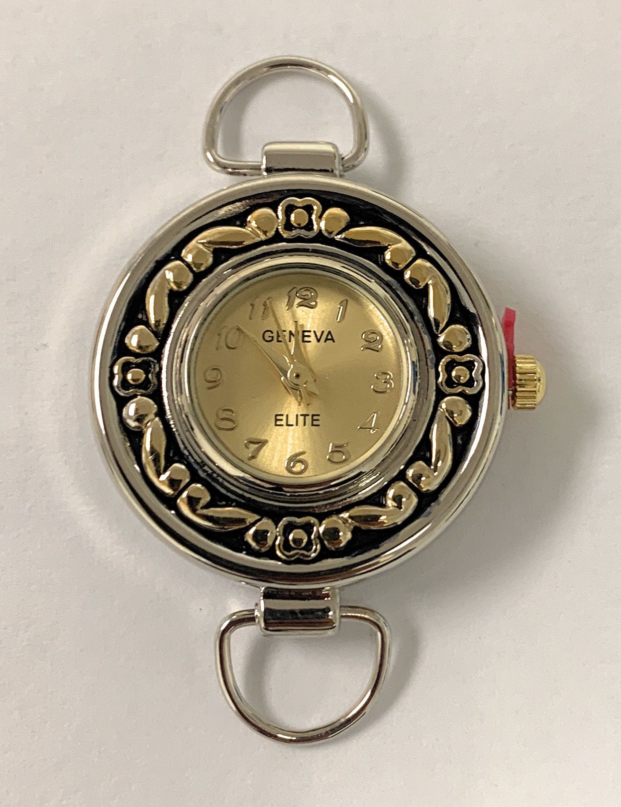 Geneva Elite Two Tone Watch Faces | Loops and Battery Included - Etsy