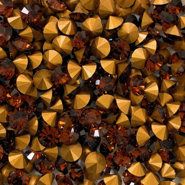 Rhinestone Chatons - Etsy