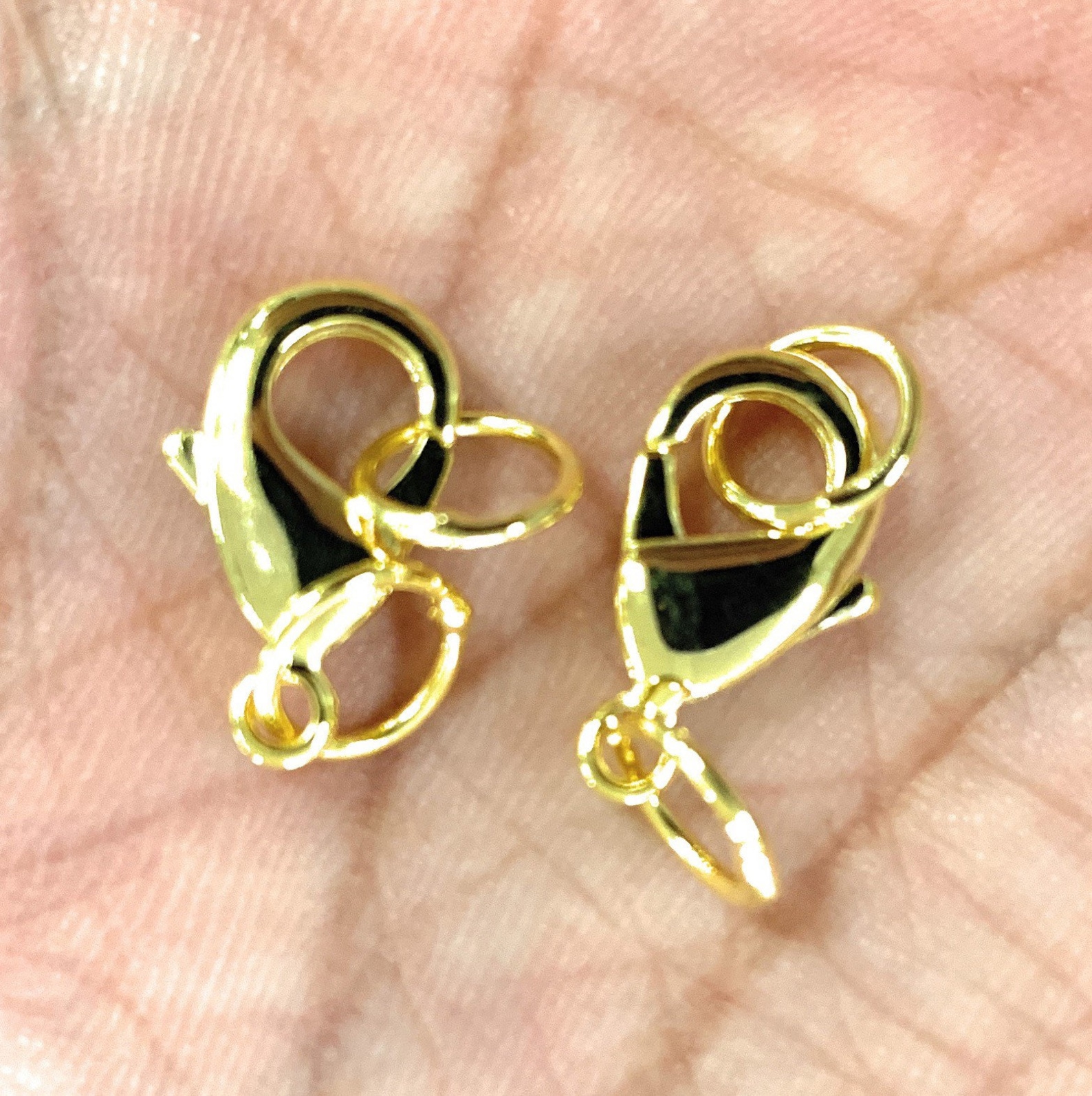Gold Plated Lobster Locks 12mm 15mm 18mm 22mm 27mm - Etsy