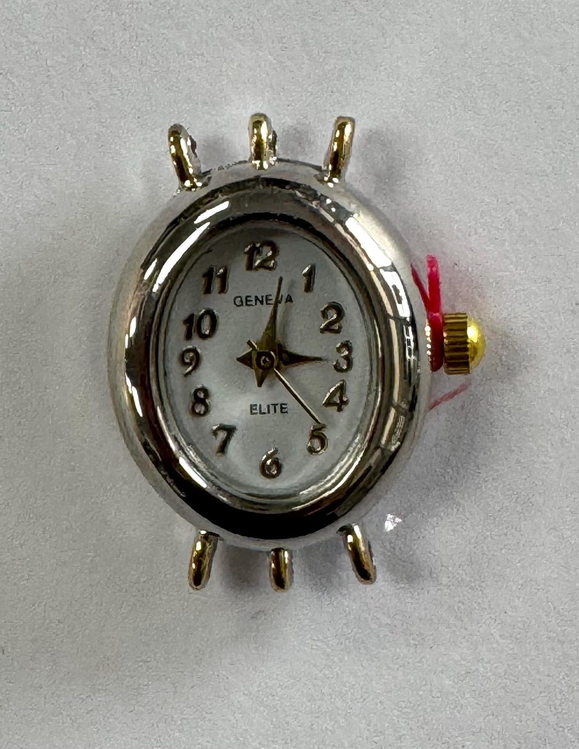 Geneva Elite Oval Watch Faces With 3 Loops - 18 X 22 Mm - Etsy