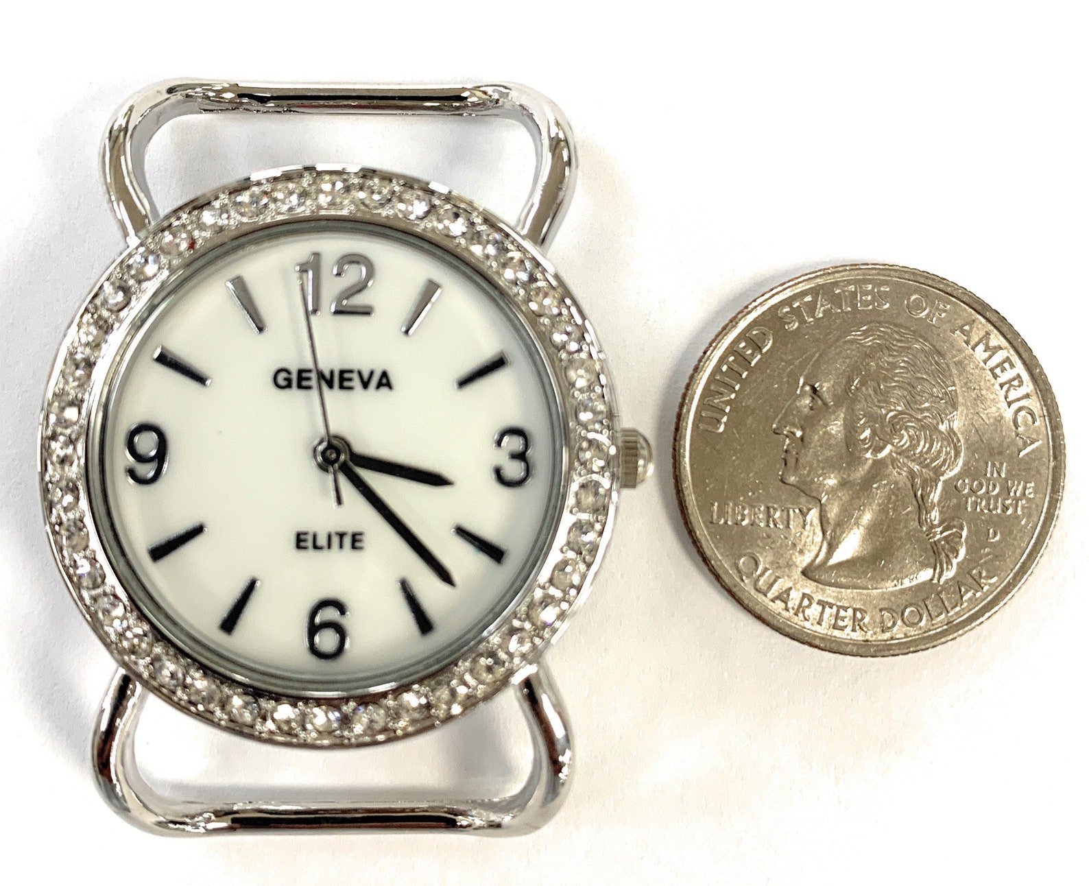 Geneva Elite Ribbon Bar Watch Face for Beading With Crystal - 30 Mm - Etsy
