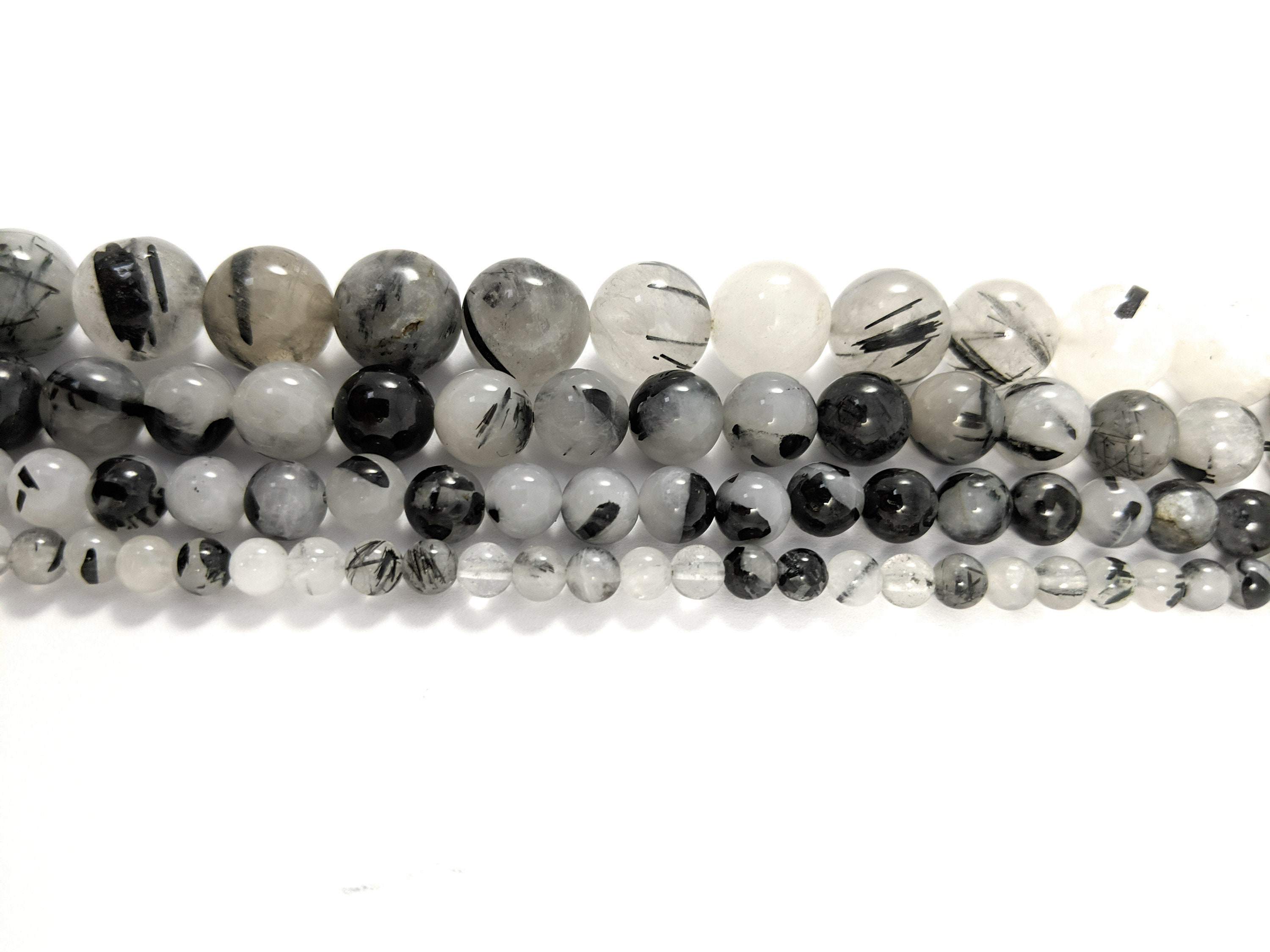 RUTILATED QUARTZ Gemstone Beads in 4MM 6MM 8MM 10MM 12MM | Etsy