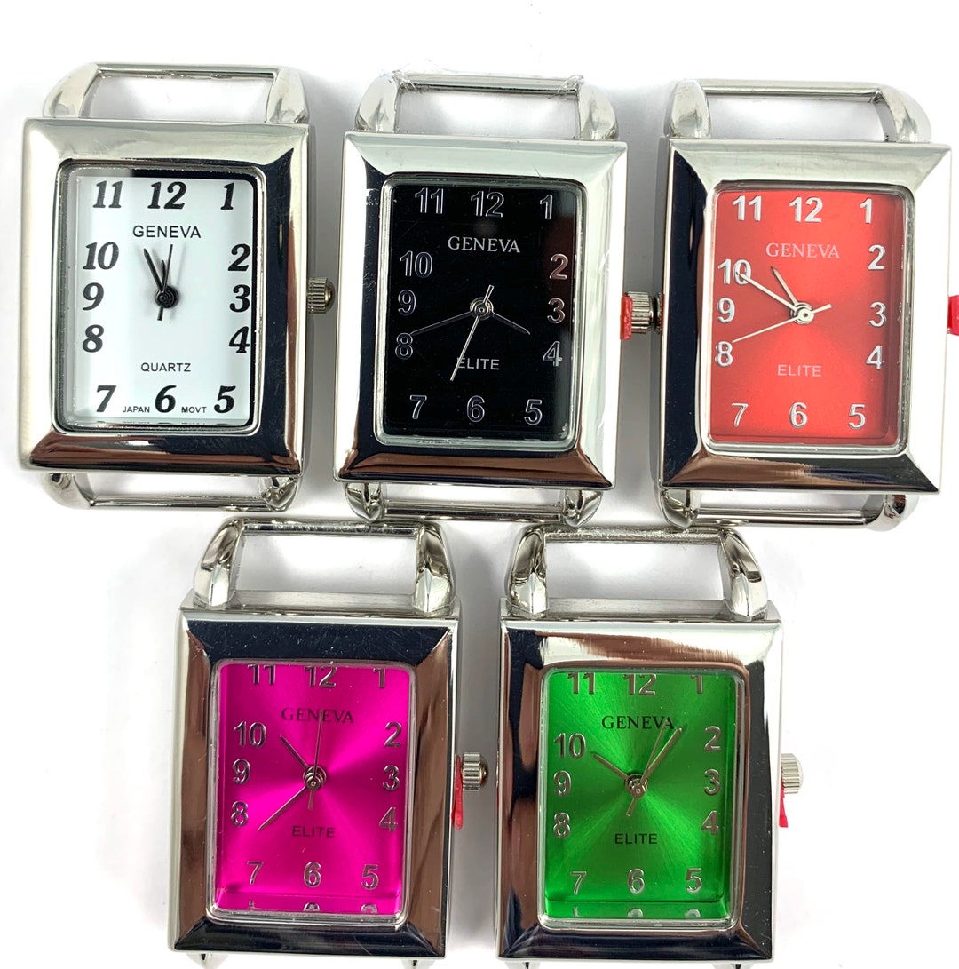 Geneva Elite Ribbon Bar Watch Face for Beading and Jewelry Making - Etsy