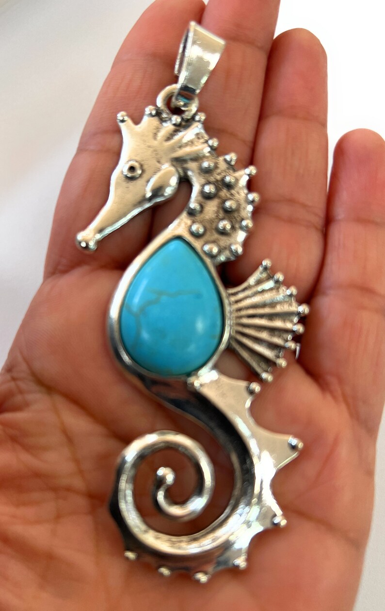 Sea Horse Pendant - Etsy