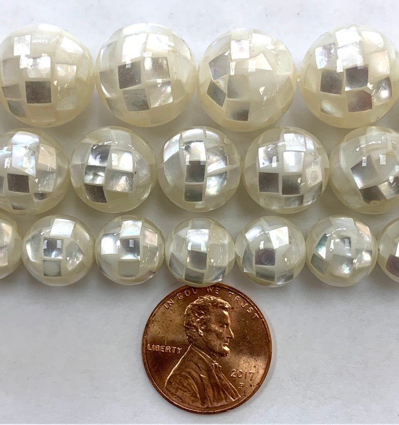 AAA Quality Natural White Mother of Pearl Round Ball Shell - Etsy