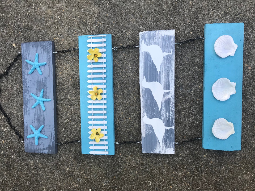 Beach Hanging Handmade Pallet Sign - Etsy