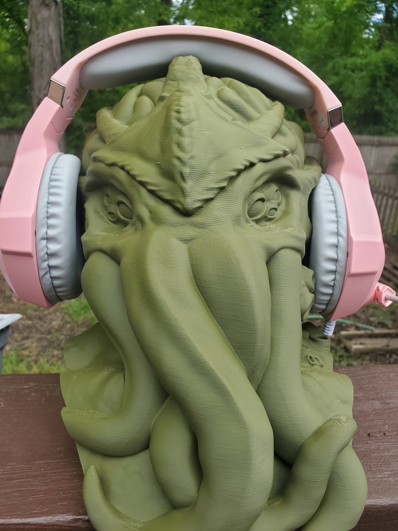 Cthulhu Old God Headphone Stand Dnd Mind Flayer Headset Stand L ...