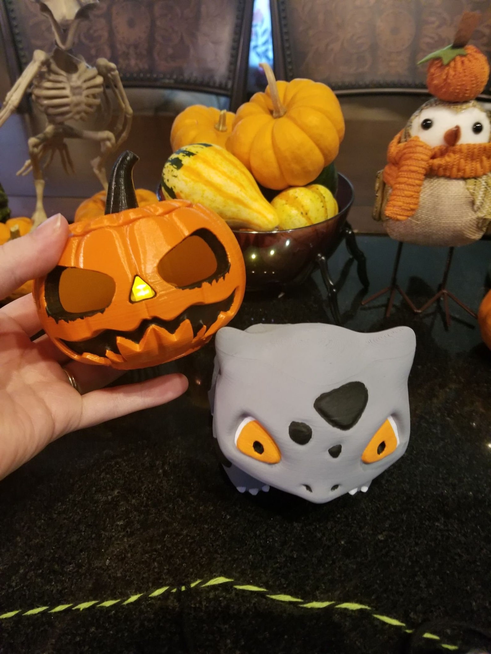 Custom Halloween Bulbasaur Pumpkin Bulbasaur Pokemon | Etsy