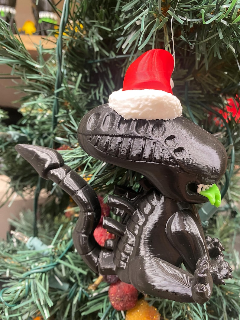 Baby Xenomorph Christmas Ornament - Gift for Him - Alien Xenomoprh Gift ...