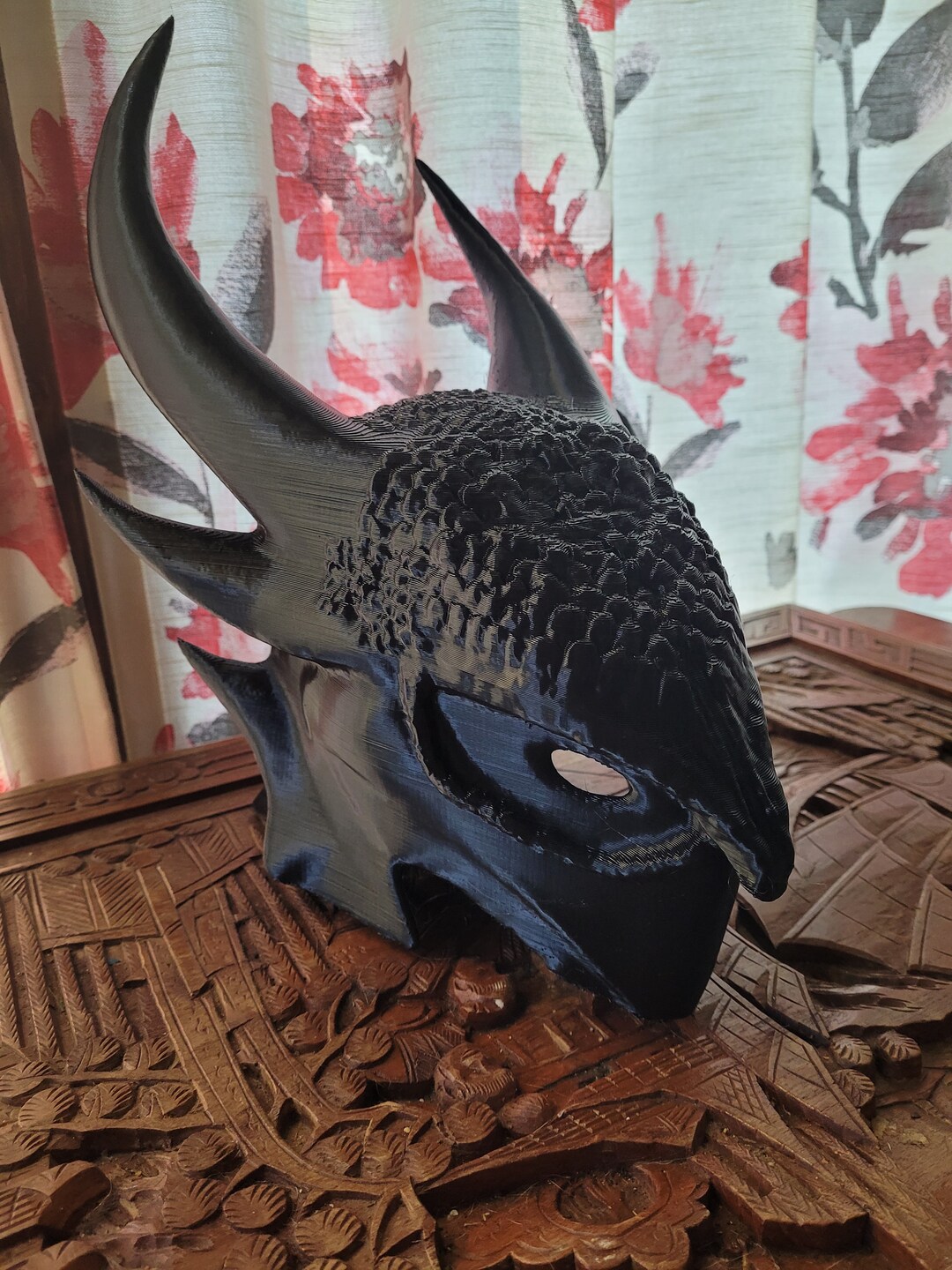 Daedric Helmet Skyrim Corrupt Deadric Helmet Decorative - Etsy