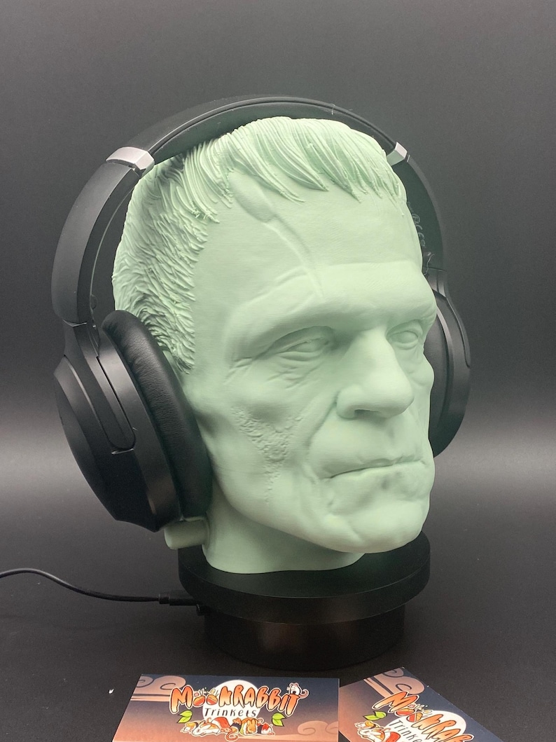 Frankenstein Headphone Holder - Horror Headset Stand - Gaming Headset ...