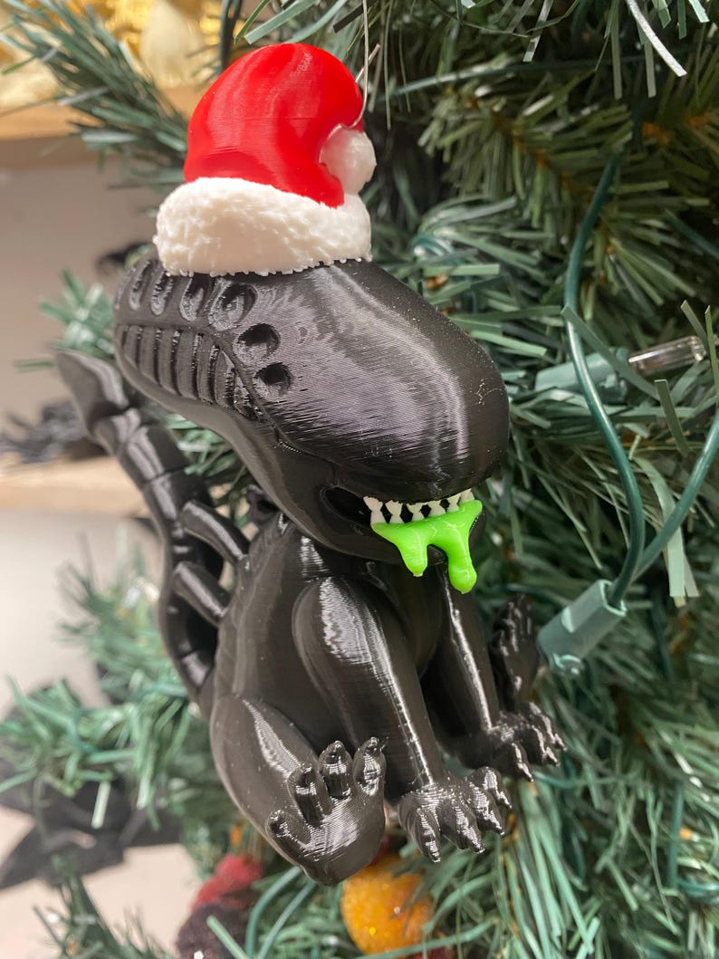 Baby Xenomorph Christmas Ornament - Gift for Him - Alien Xenomoprh Gift ...