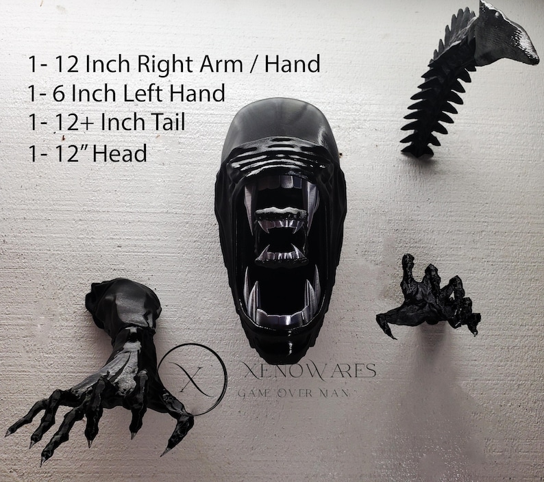 Xenomorph Headphone Stand - Aliens Headset Holder - Gift for Him - Gift ...