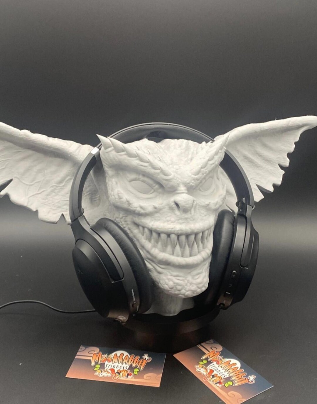 Gremlin Horror Headphone Stand - Movie Monster PC Bust - Classic Horror ...