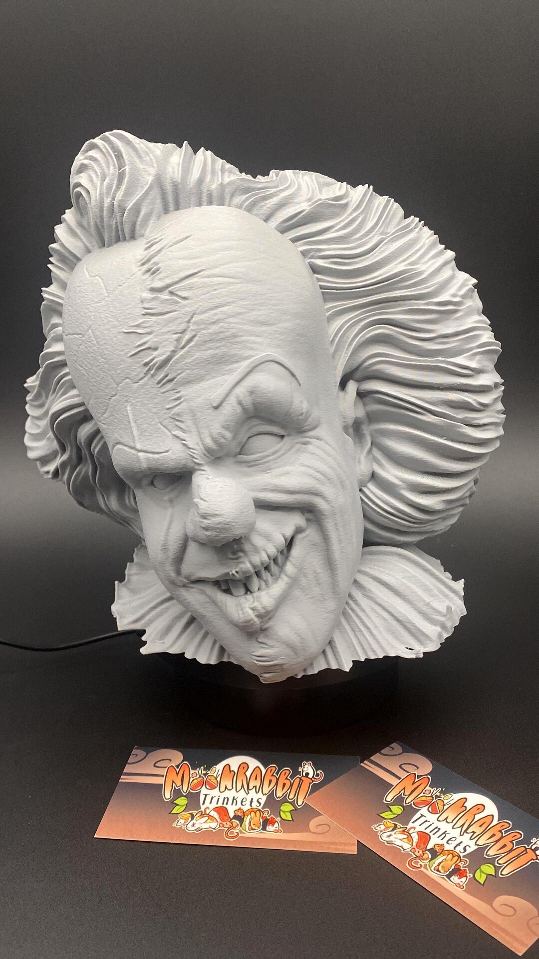 Killer Clown Headphone Stand - Penny Headset Holder - Horror Gift ...