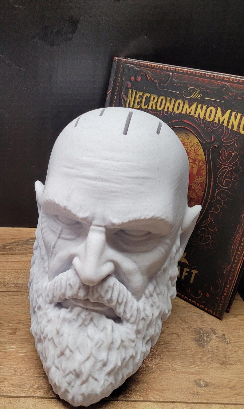God of War Kratos Knife Block - God of War Ragnarok Kratos Bust ...