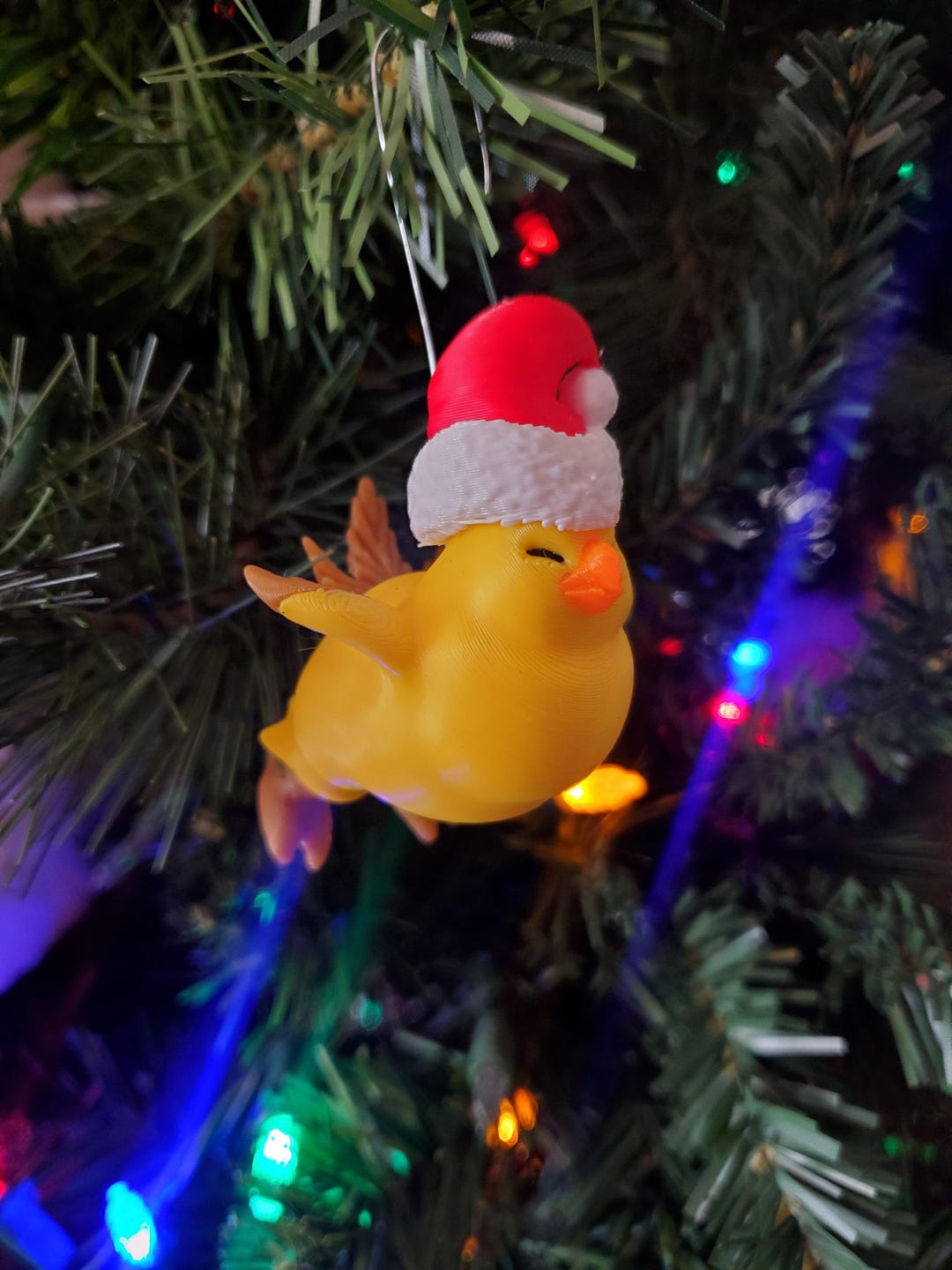 Fat Chocobo Christmas Ornament - Final Fantasy Santa Ornament - Fantasy ...