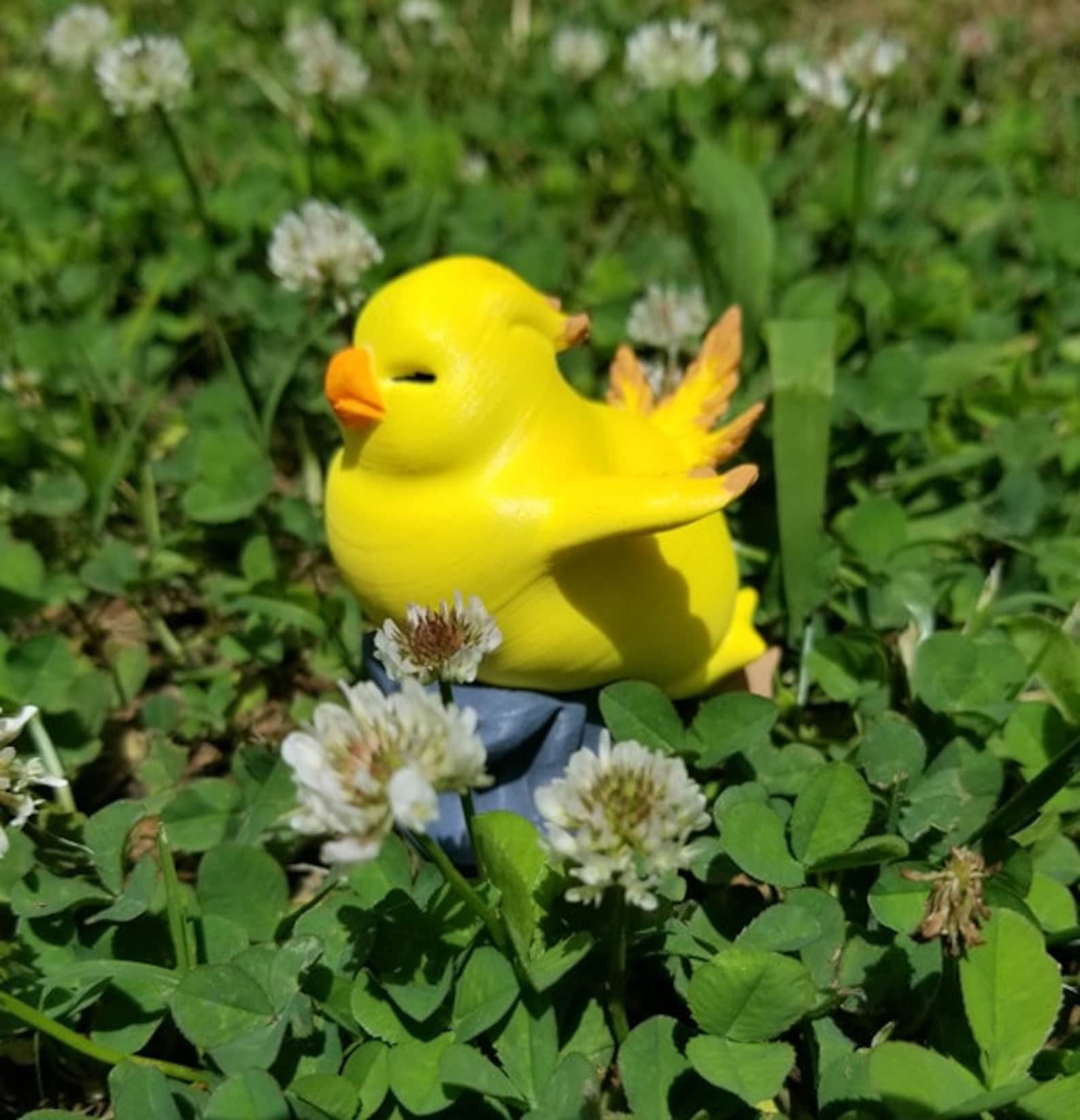 Fat Chocobo Figure Final Fantasy Chocobo FFXIV FFVII FF7 - Etsy