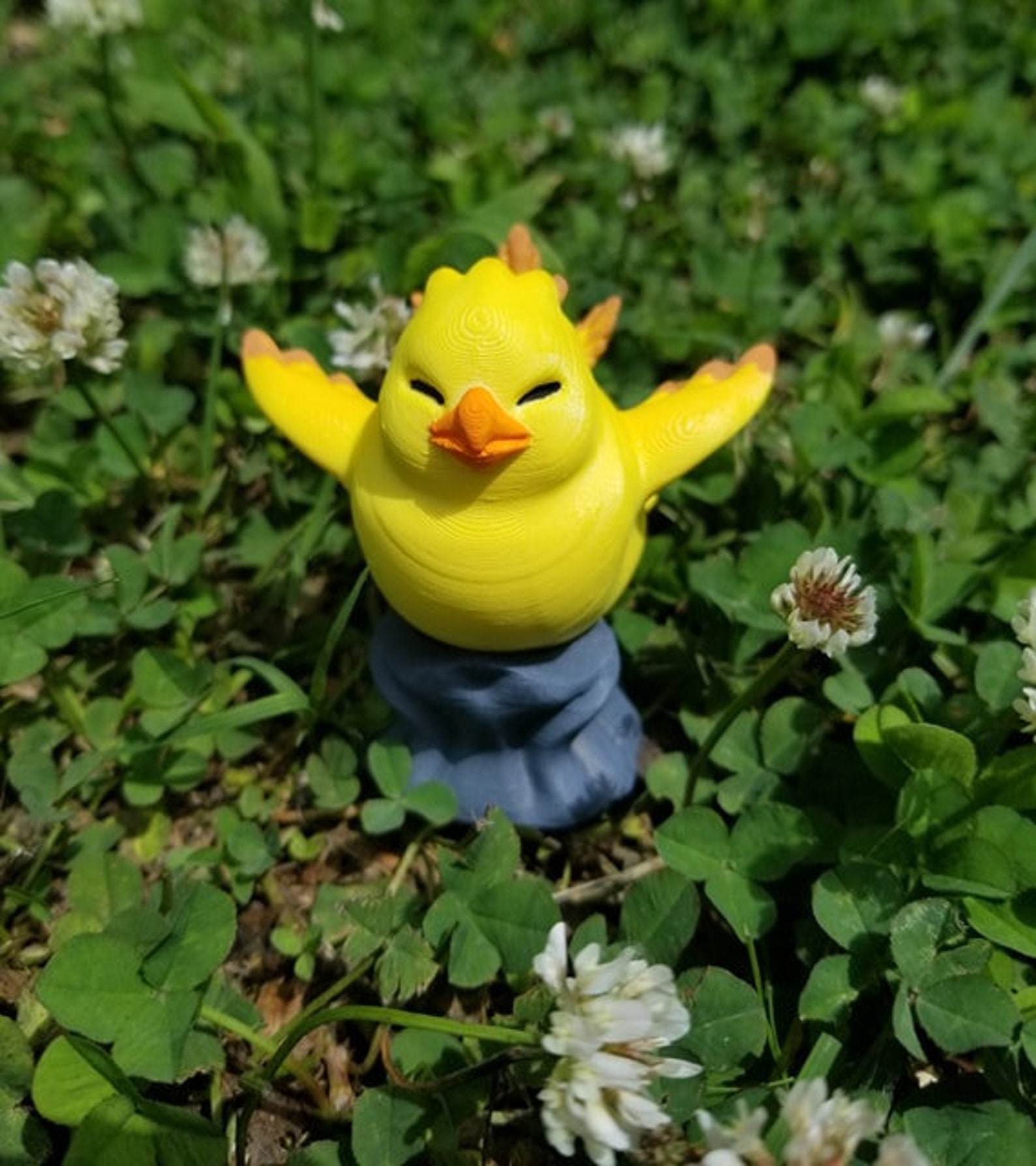 Fat Chocobo Figure Final Fantasy Chocobo FFXIV FFVII FF7 - Etsy